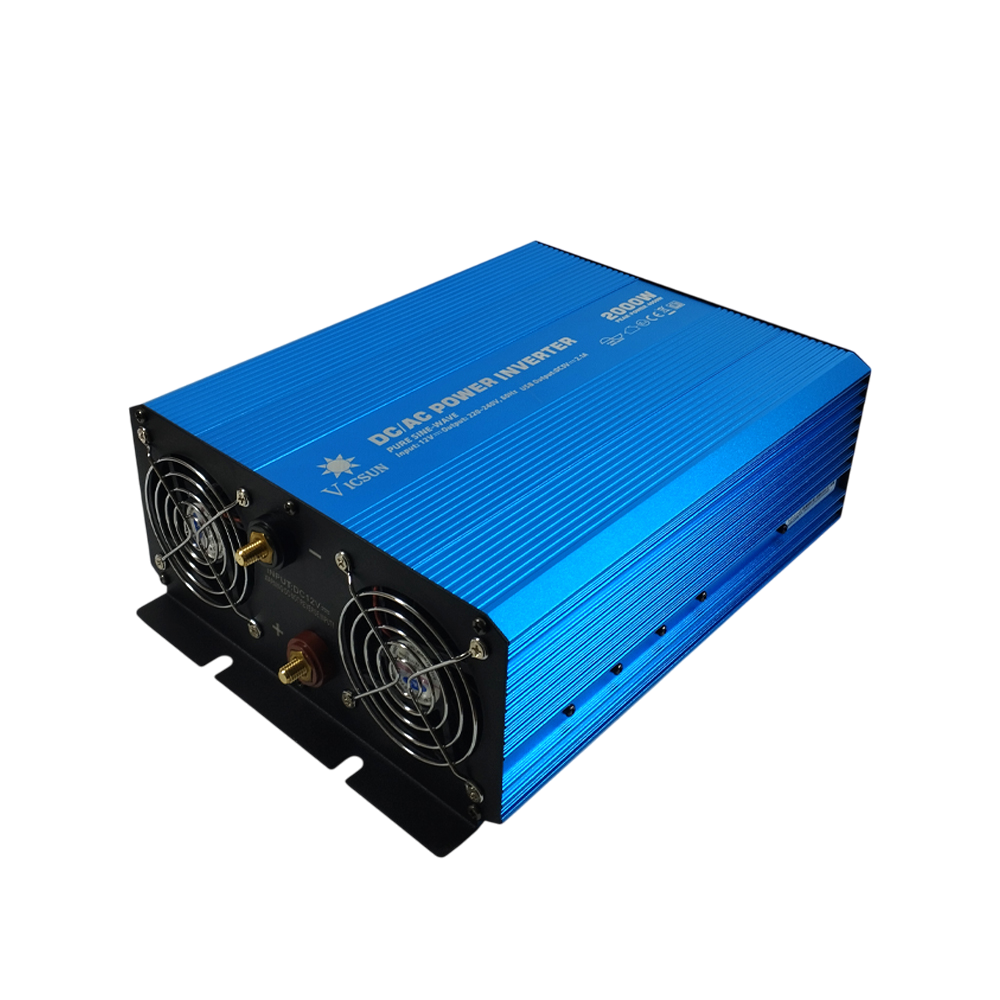 TS2000-12V: INVERSOR DE VOLTAJE ONDA PURA 2000W (12V/220VAC) – Vicsun Shop